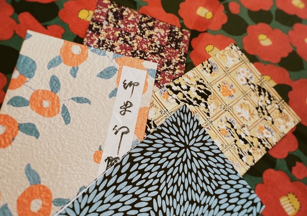 Original is best! Handmade Goshuin stamp book using Japanese washi ...